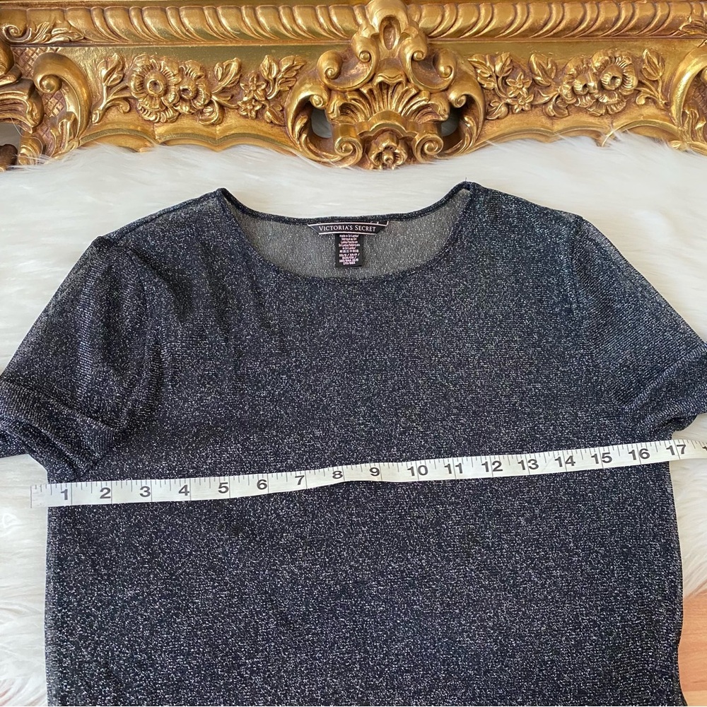 Victorias Secret Sheer Shimmer Top - Gem